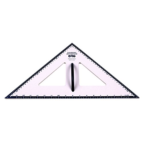 Learning Advantage 7595 Dry Erase Magnetic Triangle, 45/45/90 Degree