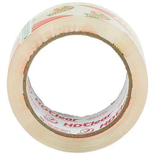 Duck HD Clear Heavy Duty Packing Tape Refill, 6 Rolls, 1.88 Inch x 54.6 Yard, (441962)