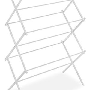 Whitmor Foldable Drying Rack, White