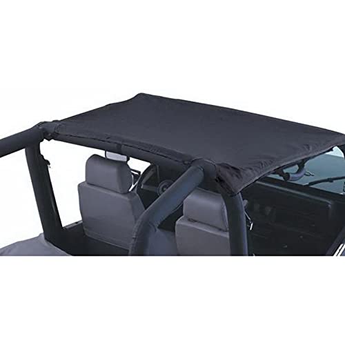 Rampage California Brief Soft Top | Vinyl, Black Denim | 92815 | Fits 1992 - 1995 Jeep Wrangler YJ