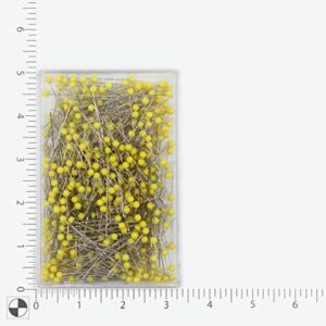 Dritz 3009 Quilting Pins, 1-3/4-Inch, Yellow (500-Count)