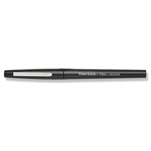 Paper Mate Flair Felt Tip Pens, Medium Point (0.7mm), Black, 4 Count