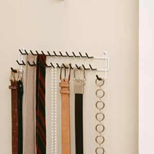 ClosetMaid 8051 Tie and Belt Rack, White