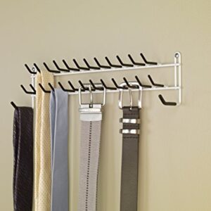 ClosetMaid 8051 Tie and Belt Rack, White