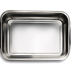 Fox Run Roasting Stainless Steel Baking Pans, 14.5 inches