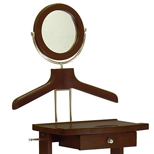 Winsome Trading, Inc. Vanity Valet Stand, Walnut