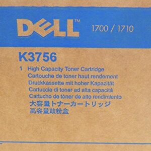 Dell K3756 6,000 Page Black Toner Cartridge 1700n 1710n Laser Printer