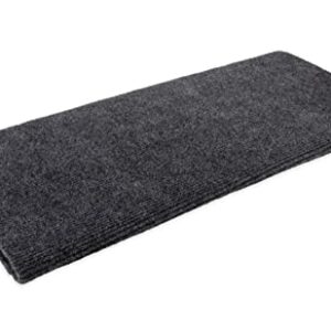 Camco Wrap Around Step Rug- Protects Your RV From Unwanted Tracked In Dirt, Works on Electrical and Manual RV Steps - Extra Large (Gray) (42935), 23 Inch