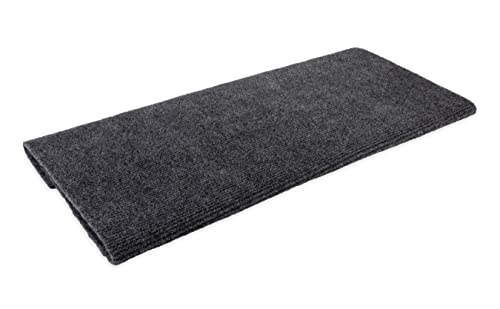 Camco Wrap Around Step Rug- Protects Your RV From Unwanted Tracked In Dirt, Works on Electrical and Manual RV Steps - Extra Large (Gray) (42935), 23 Inch