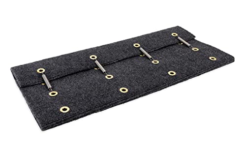 Camco Wrap Around Step Rug- Protects Your RV From Unwanted Tracked In Dirt, Works on Electrical and Manual RV Steps - Extra Large (Gray) (42935), 23 Inch