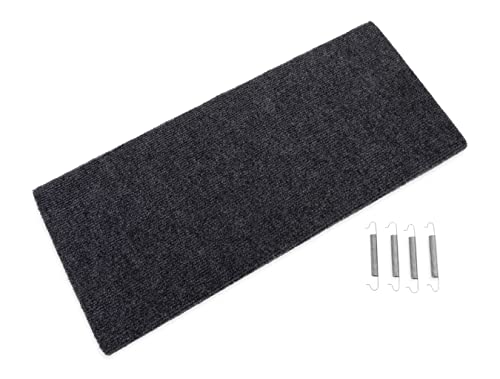 Camco Wrap Around Step Rug- Protects Your RV From Unwanted Tracked In Dirt, Works on Electrical and Manual RV Steps - Extra Large (Gray) (42935), 23 Inch