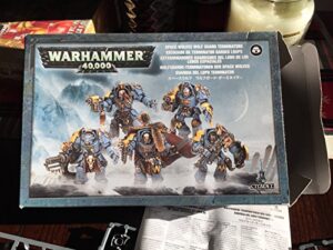 games workshop wolf guard space marine terminator squad warhammer 40k