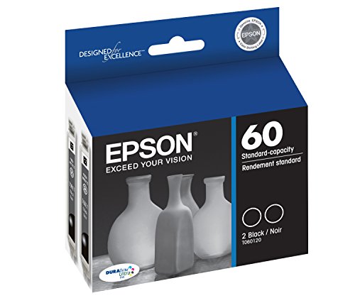 Epson T060120-D2 DURABrite Ultra Dual Black Standard Capacity -Cartridge -Ink