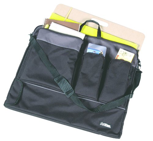 ArtBin Tote Folio- Black/Charcoal Artist Portfolio, 8000SA