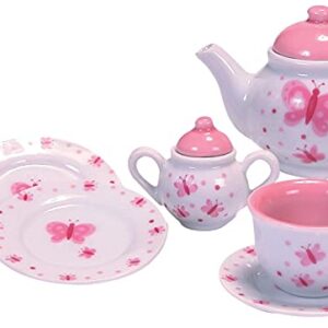 Schylling Butterfly Porcelain Tea Set