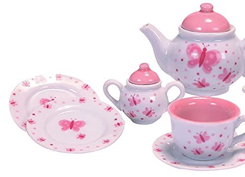 Schylling Butterfly Porcelain Tea Set