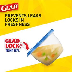 Glad Food Storage Containers, 24 oz, 5 Count