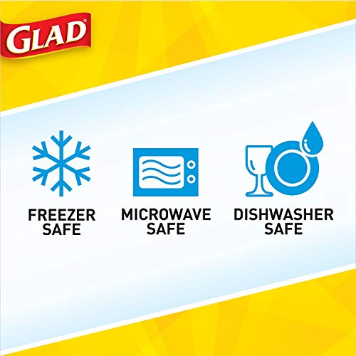 Glad Food Storage Containers, 24 oz, 5 Count