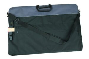 artbin tote folio x-large- black/charcoal artist portfolio, 6902sa