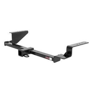 curt 13535 class 3 trailer hitch, 2-inch receiver, fits select honda cr-v, gloss black powder coat