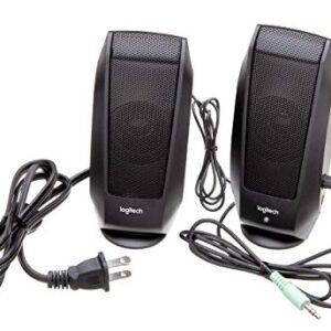 Logitech S120 2.0 Stereo Speakers, Black