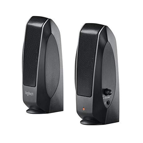 Logitech S120 2.0 Stereo Speakers, Black