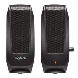 Logitech S120 2.0 Stereo Speakers, Black