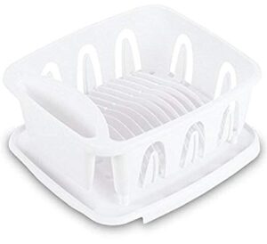 sterilite 06368004 white small ultra sink set, (2 piece)