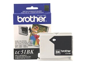 brother innobella lc51bk -ink cartridge, 500 page yield, black