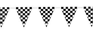 Checkered Pennant Banner Party Accessory (1 count) (1/Pkg)