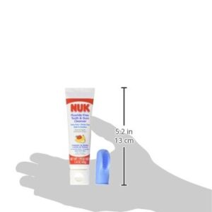 NUK Infant/Baby Tooth and Gum Cleanser with 1.4 Ounce Toothpaste