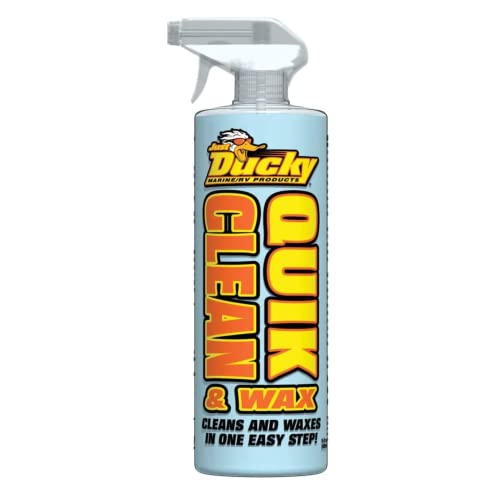 DUCKY PRODUCTS Quik Clean & Wax: Spray Cleaner for Car, Boat, Motorcycle & RV Exterior Detailing, 16 oz