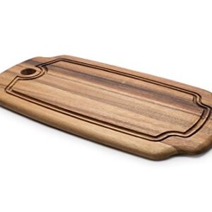 Ironwood Gourmet Rectangular Pinehurst Serving Board, Acacia Wood