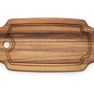 Ironwood Gourmet Rectangular Pinehurst Serving Board, Acacia Wood