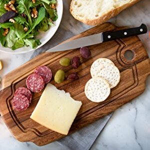 Ironwood Gourmet Rectangular Pinehurst Serving Board, Acacia Wood