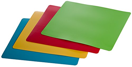 Progressive International PCC-404 Chopping Mats, 4 Piece Set, Multi