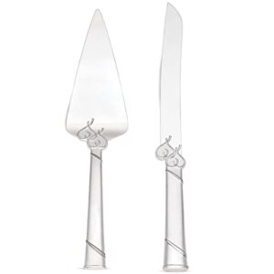 lenox 812615 true love cake knife & server