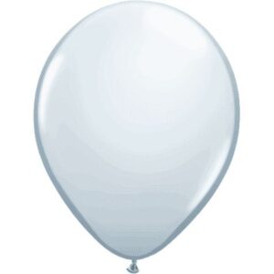 qualatex 11″ white latex balloons (100ct) by pioneer balloon company