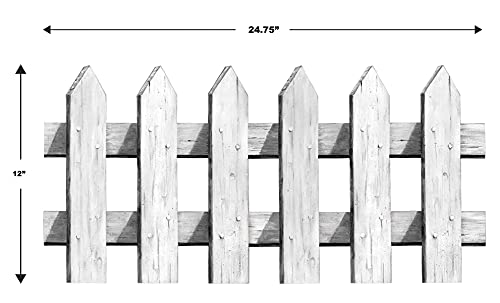 Picket Fence Cutouts Party Accessory (1 count) (3/Pkg)