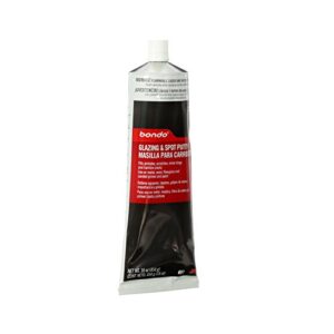 bondo glazing and spot putty, fills pinholes, scratches, minor dings & hairline cracks, 16 oz, 1 tube