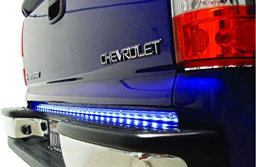 Rampage 60" LED Tailgate Light Bar | Superbrite LED 6 Function, Brake, Left/Right Turn Signals, Flasher/Running Lights, Reverse/Backup Lights, Black | 960136 | Universal Fit & Mounting