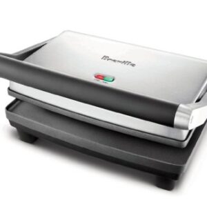 Breville Duo 1500-Watt Nonstick Panini Press, Silver