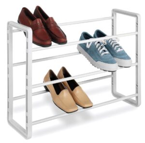 whitmor stacking shoe rack, 9-pair