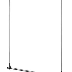 Whitmor Double Closet Rod - Heavy Duty Closet Organizer- Chrome