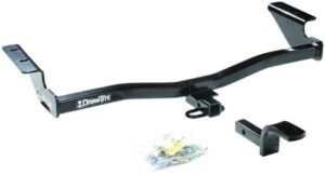 draw-tite 24827 class 1 trailer hitch, 1.25 inch receiver, black, compatible with 2005-2010 scion tc