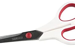 SINGER 3404 Scissors, 1-Pack, Red & White