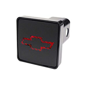 bully cr-007c black finish abs plastic universal fit truck chevrolet logo led brake light hitch cover fits 2″ hitch receivers for trucks from chevy (chevrolet), ford, toyota, gmc, dodge ram, jeep