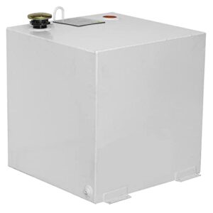 jobox crescent 50 gallon white square steel liquid transfer tank for trucks – 485000, 23.25x24x23.25