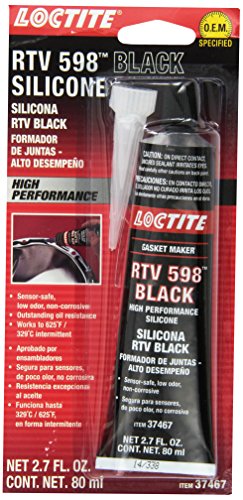 Loctite 37467 Black RTV 598 High Performance Silicone. 80 ml.