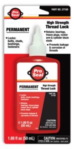 pro seal 27150 red threadlock. 50 ml.